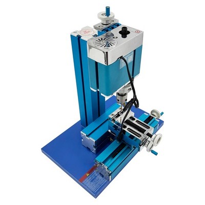 Metal Milling Machine DIY Tool Benchtop Wood Lathe Micro Drilling and ...