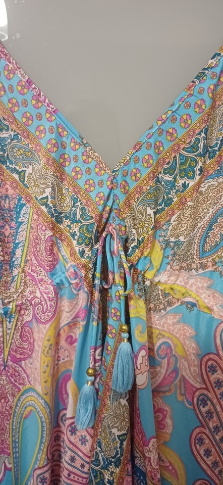 Boho Style Floaty Summer Dress Size 12 | eBay UK