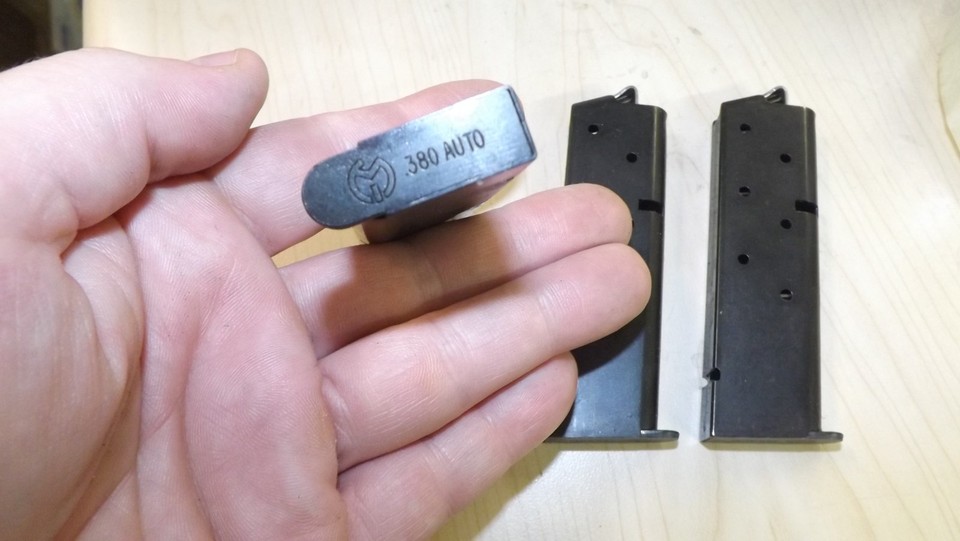 3 - 7rd Metal Form Magazines for Colt Government & Plus II - .380acp ...