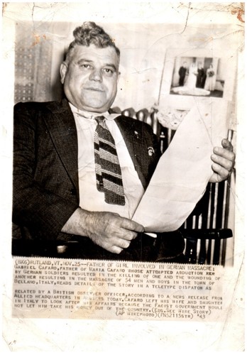 WWII Bellano Italy Massacre Gabriel Cafaro Original Press Photograph ...