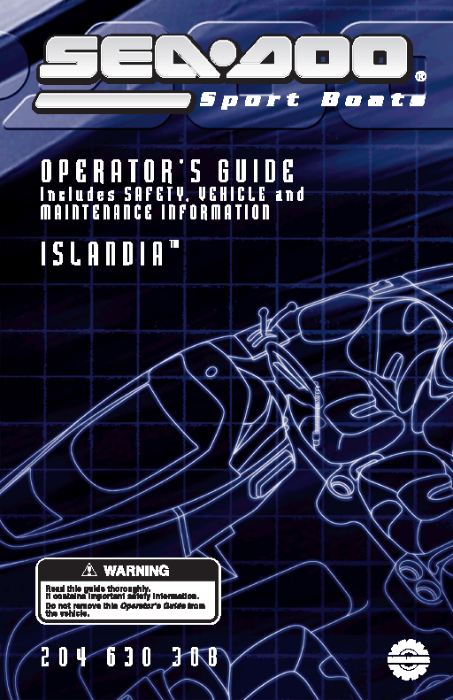 1993-2025 Sea-Doo Sport Boats Pontoons OWNER'S MANUALS Shop Guide BRP ...