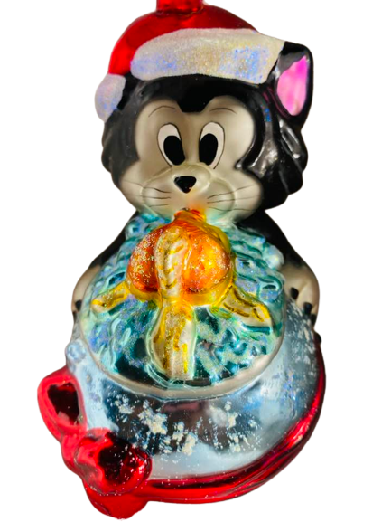 NEW BOX Christopher Radko DISNEY's Pinocchio Ornament CLEO & FIGARO ...