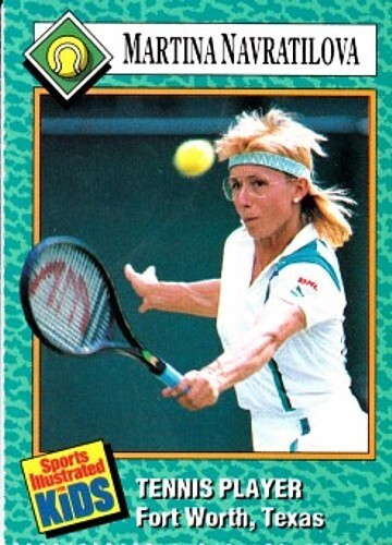 Martina Navratilova 1989 Sports Illustrated SI for Kids WTA Tour tennis ...