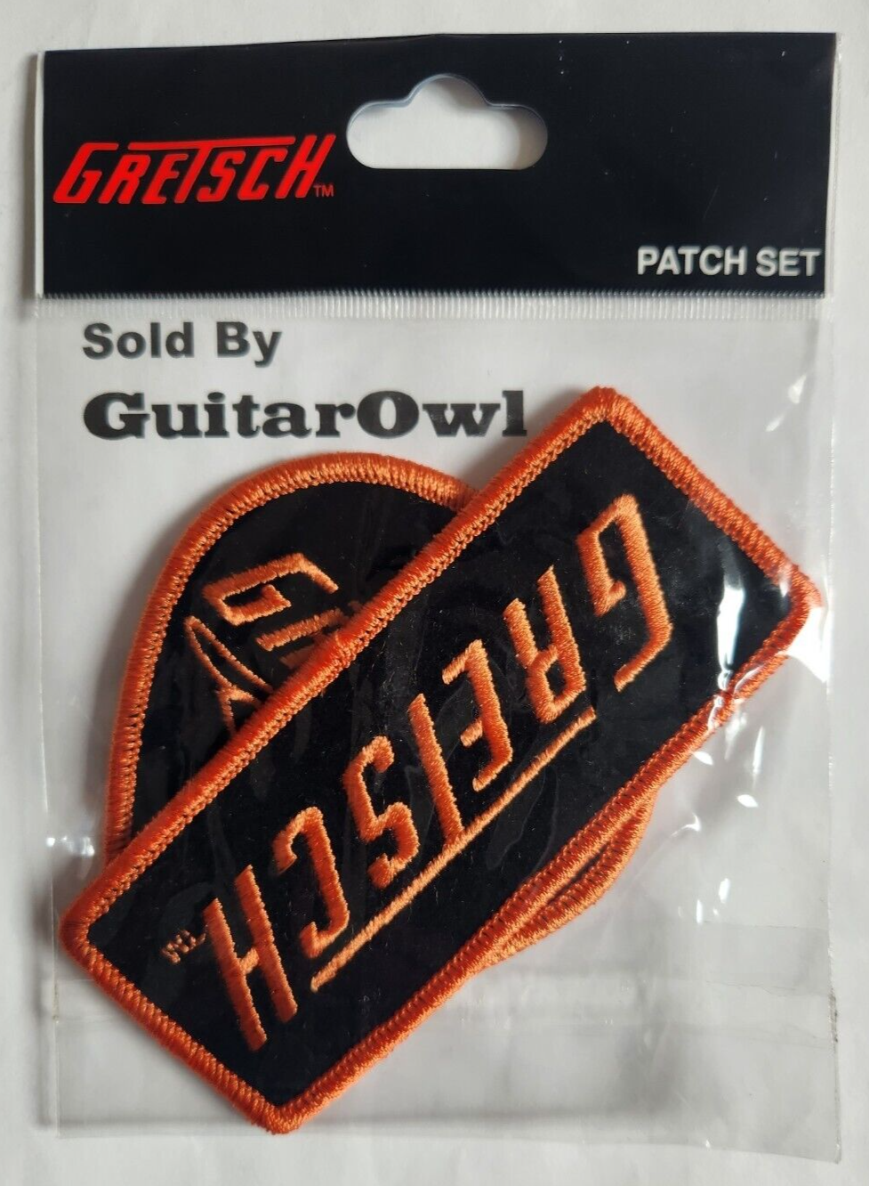 Gretsch Guitar pick patch SET Embroidered Velvet Patches DISCONTINUED ...