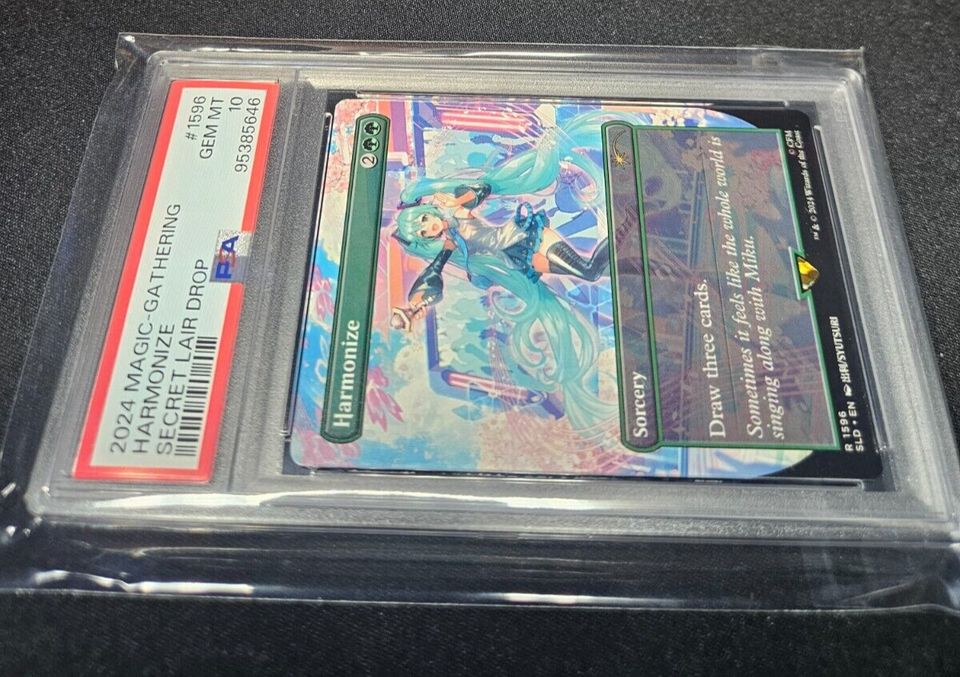 MTG Hatsune Miku Harmonize Secret Lair Drop Sakura Superstar PSA GEM ...