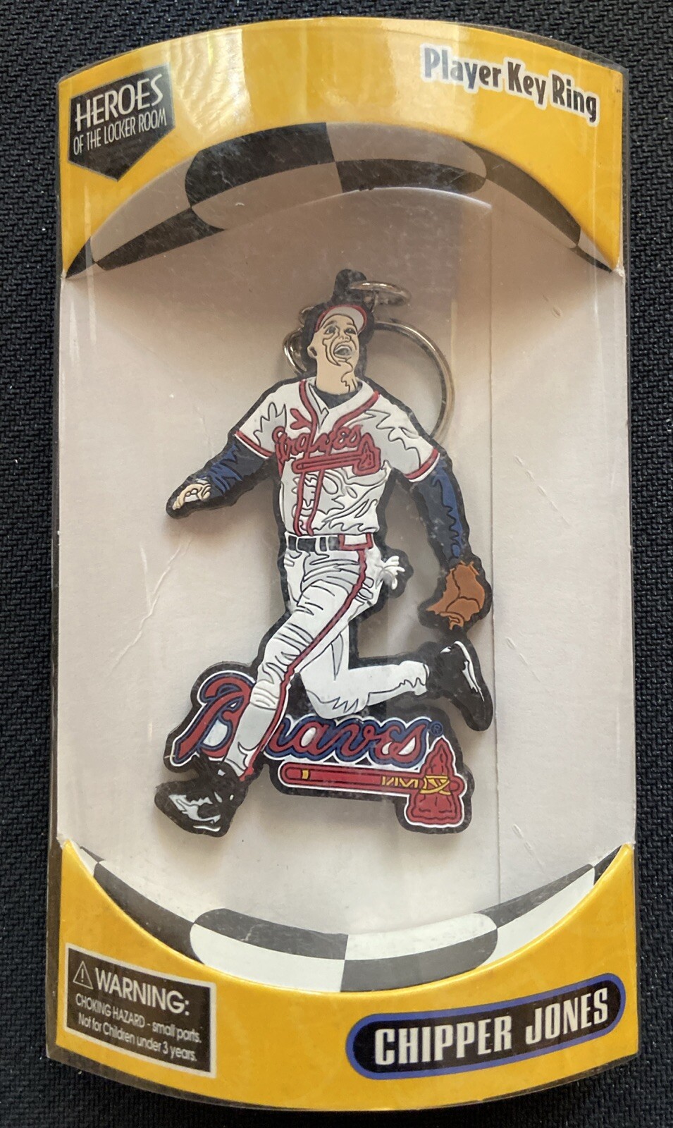 Vintage 1998 Hero’s Of The Locker Room Chipper Jones Atlanta Braves ...