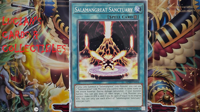 A794 YUGIOH SPELL CARD SALAMANGREAT SANCTUARY MP19-EN194 | eBay