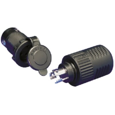 Marinco ConnectorPro Trolling Motor Receptacle & Plug w/6 ga. Adapter ...