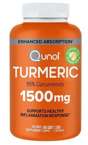 Qunol Turmeric 1,500 mg., 180 Capsules Exp. May 2026 | eBay