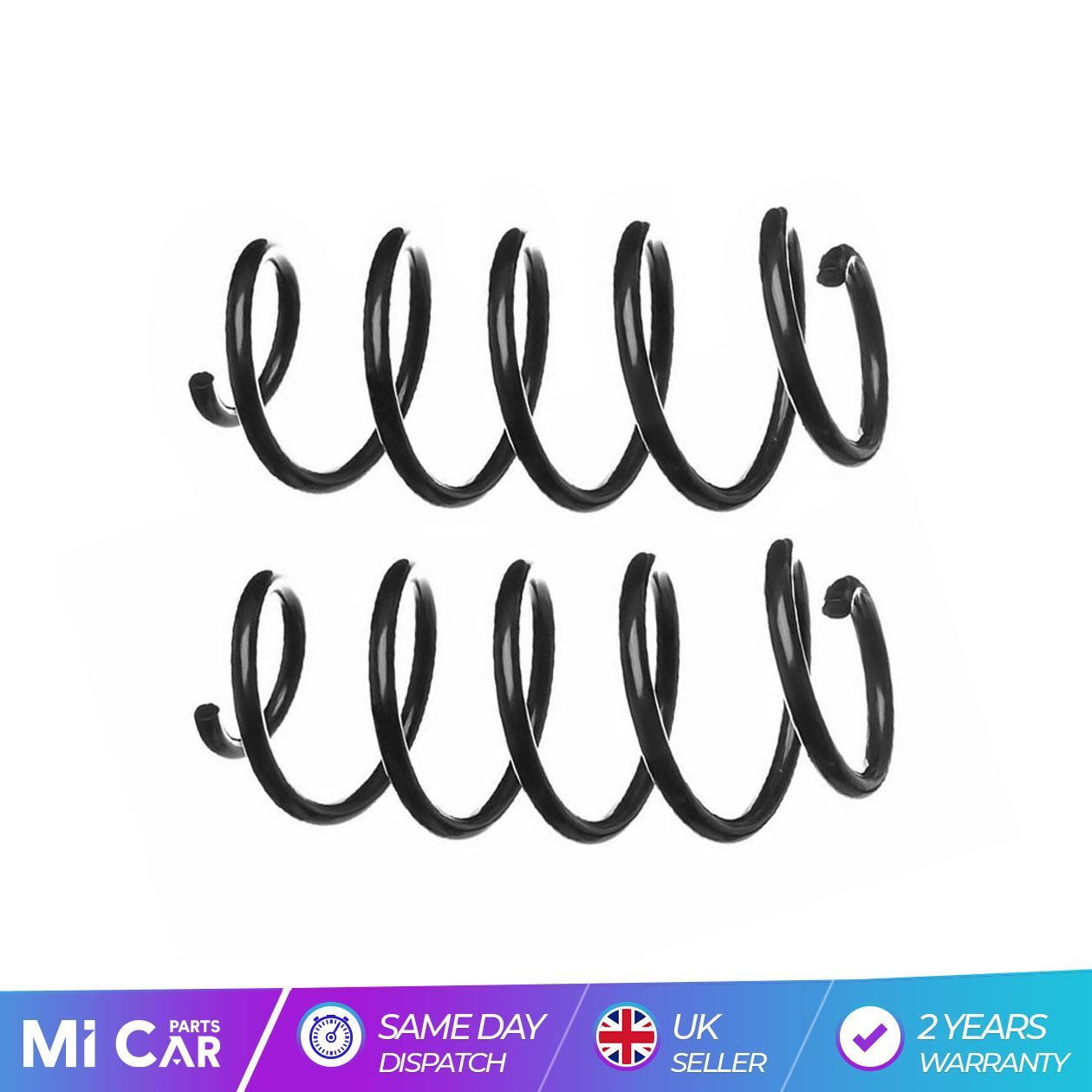 2X Coil Springs Front Suspension For VW GOLF V VI TOURAN SKODA YETI ...