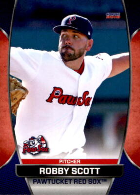2018 Pawtucket Red Sox Choice #24 Robby Scott Miami Florida FL Baseball ...