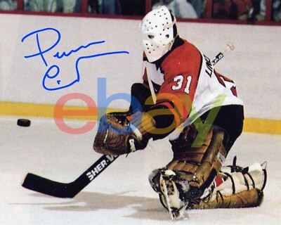 Pelle Lindbergh Making a Save Philadelphia Flyers Auto 8x10 NHL Photo ...