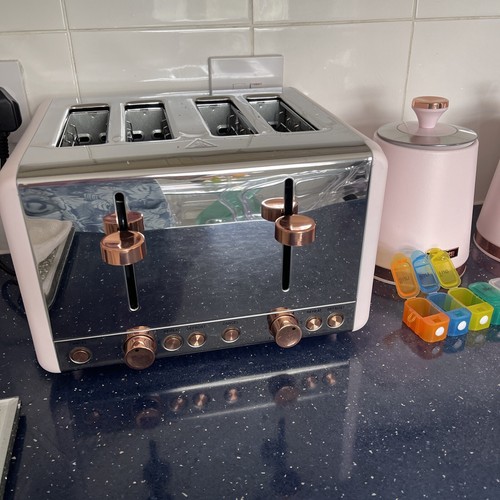 Tower T20051PNK Cavaletto 4 Slice Toaster - Pink for sale online | eBay UK