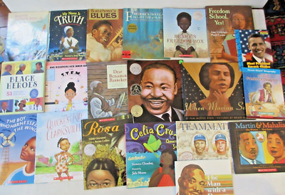 Black African American Biography Childrens Picture Book Lot Bundle ...