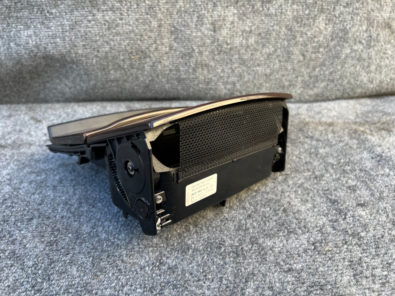 MERCEDES S Class W221 Center Console Ashtray Wood Cup Holder ...