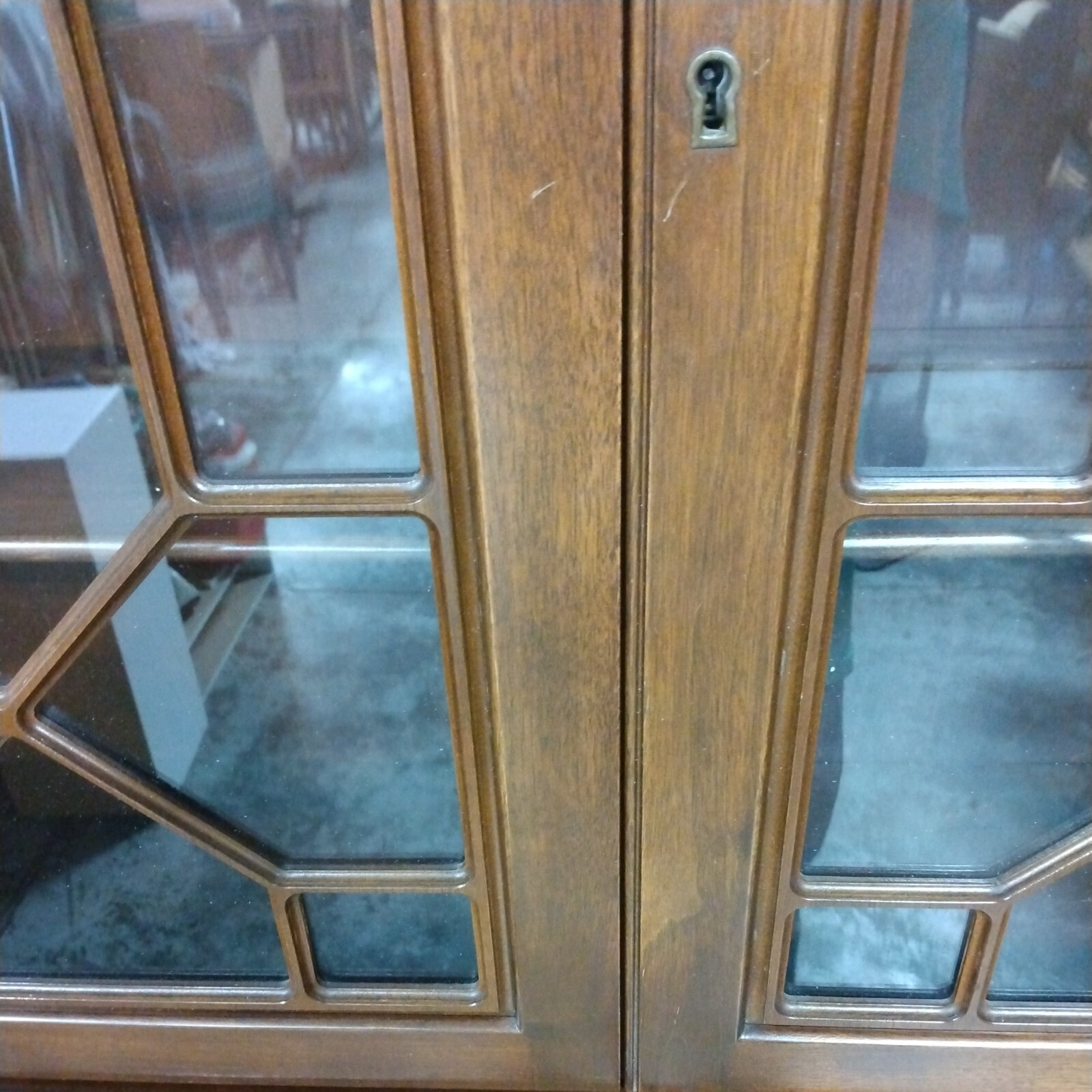 Antique Maddox Walnut Secretary Cabinet Desk w/Key & Working Locks ...