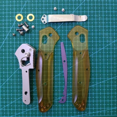 1 Set ULTEM PEI Handle Scales with Pocket Clip For Benchmade 940 ...