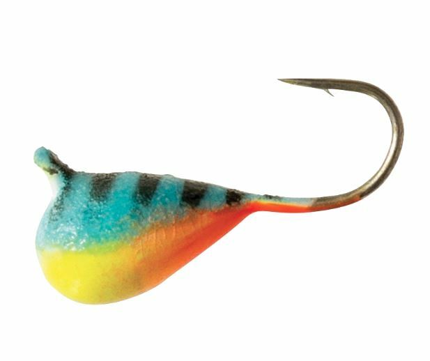 Clam Drop Jig 1/64 oz - Chart Blue Glow Bar Tungsten Ice Fishing Jig | eBay