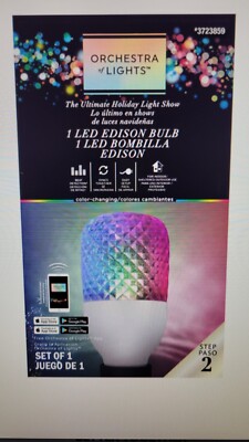 Orchestra of Lights LED Color Changing Edison Bulb Ultimate Holiday ...