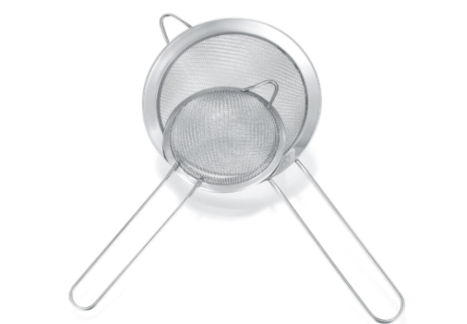 Mesh SIEVE Strainer Strainers FINE Small Large Stainless Steel Colander ...