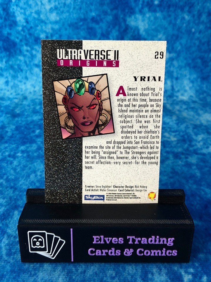 Ultraverse II SINGLE Non-Sport Trading Card by SkyBox 1994 Malibu ...