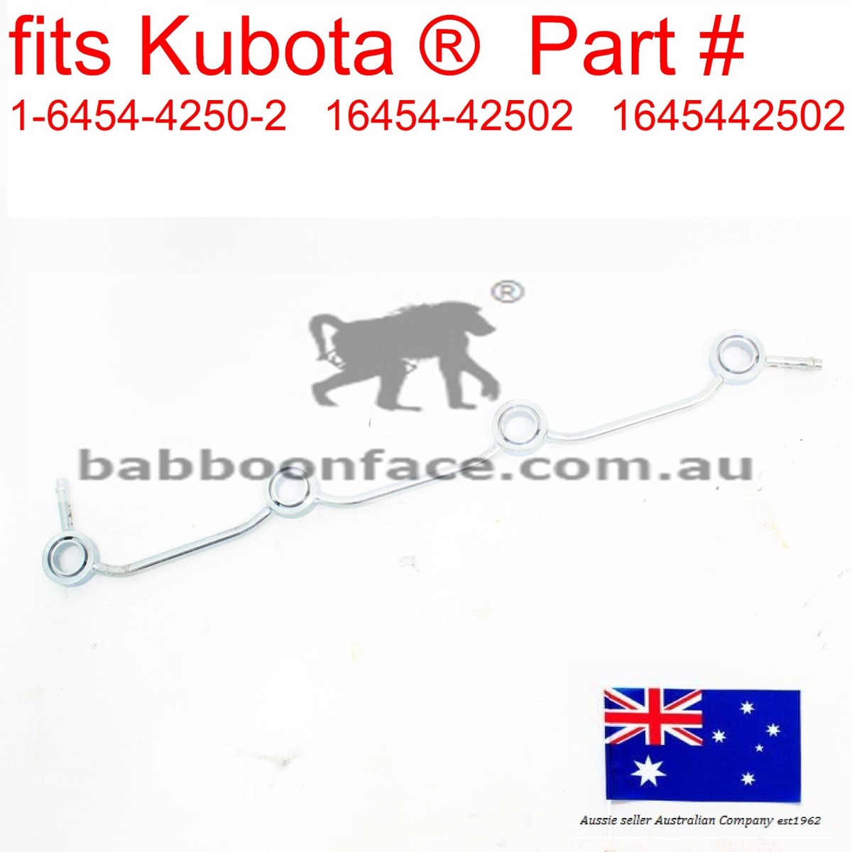 Engine Return Line Fuel Return Overflow Pipe 16454-42502 For Kubota ...