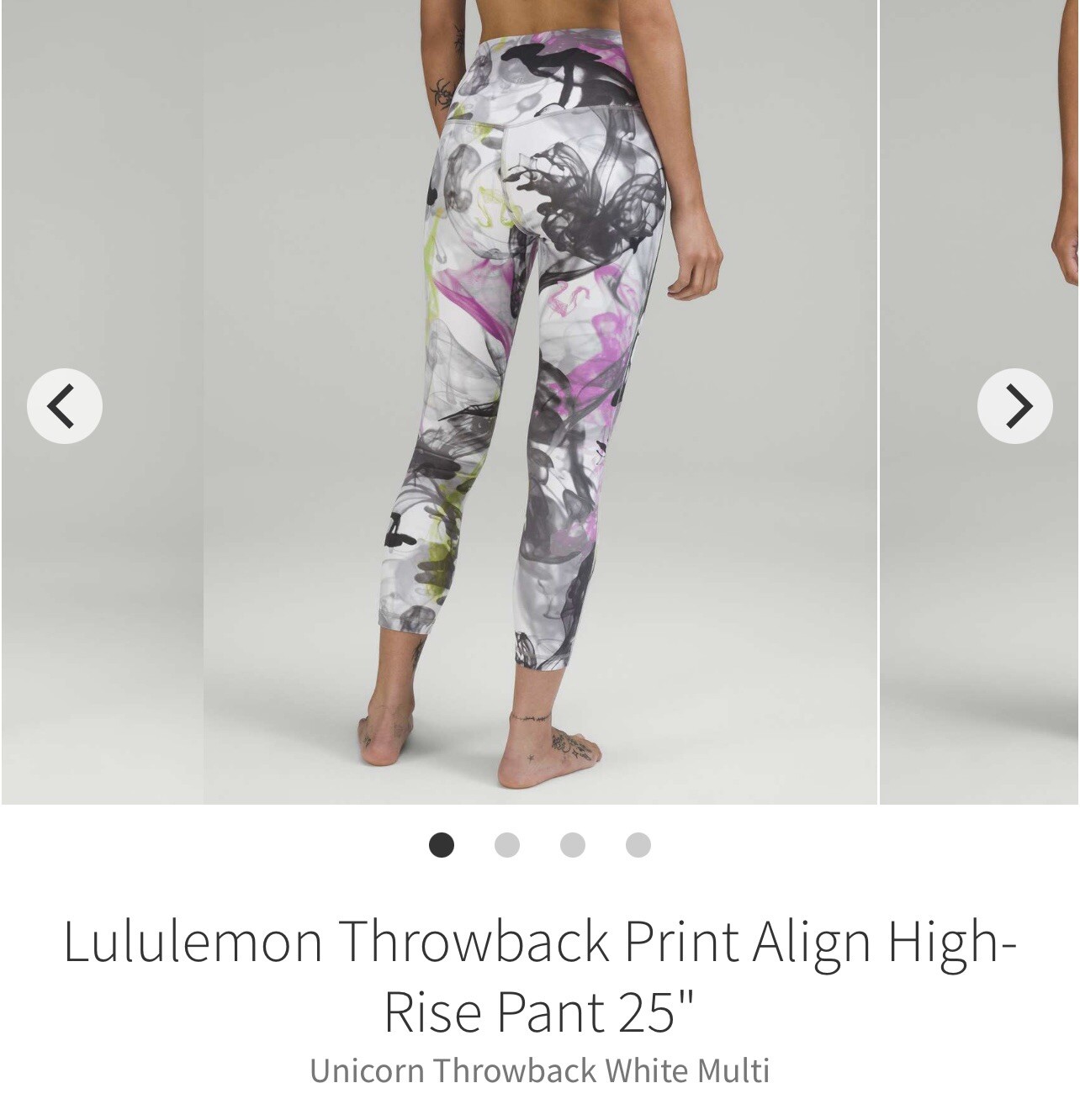 Lululemon Unicorn Throwback Align Leggings Size 8 - Gem