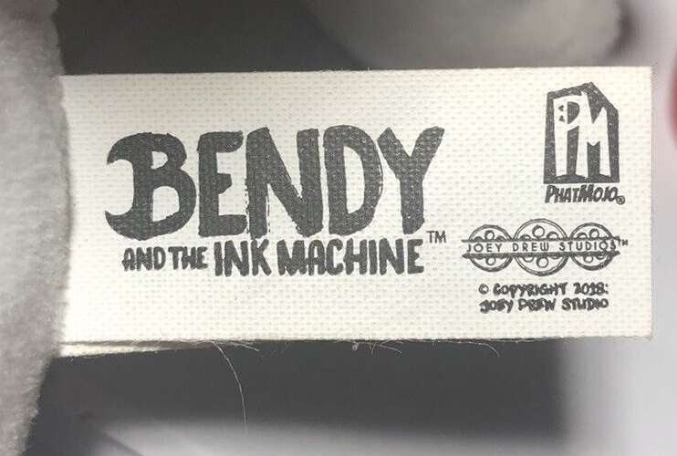 Boris the Wolf Plush Bendy and the Ink Machine Phat Mojo 9" black ...