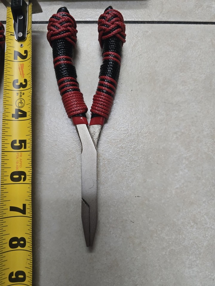 Basic Fishing Pliers Set 7" Diagonal Cutters 8" Duckbill W/custom Grips ...