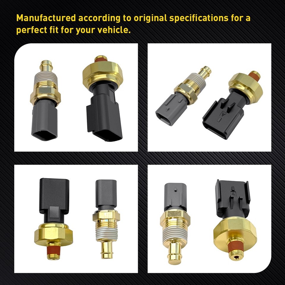 2X Oil Pressure & Coolant Temperature Sensor For Chrysler 200 300 Ram ...