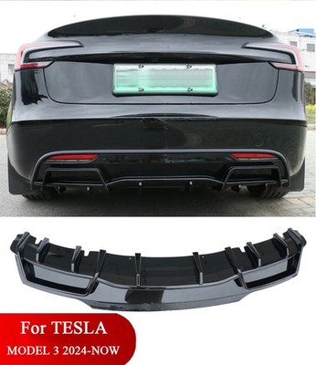Rear Bumper Diffuser for 2024-2025 Tesla Model 3 Highland Rear Lip ...