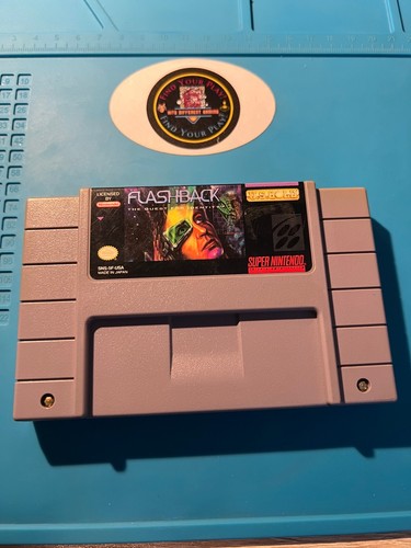 Nintendo SNES Game - Flash Back: The Quest for Identity (Game Cartridge ...