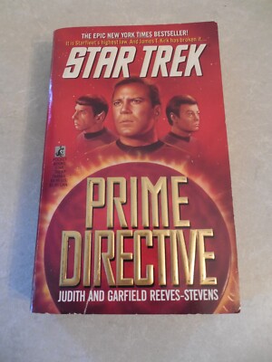 STAR TREK: PRIME DIRECTIVE by JUDITH AND GARFIELD REEVES-STEVENS ...