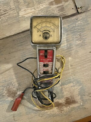 VINTAGE KAL-EQUIP CO TARTON MODEL #R-11 DWELL-TACH TESTER USED UNTESTED ...