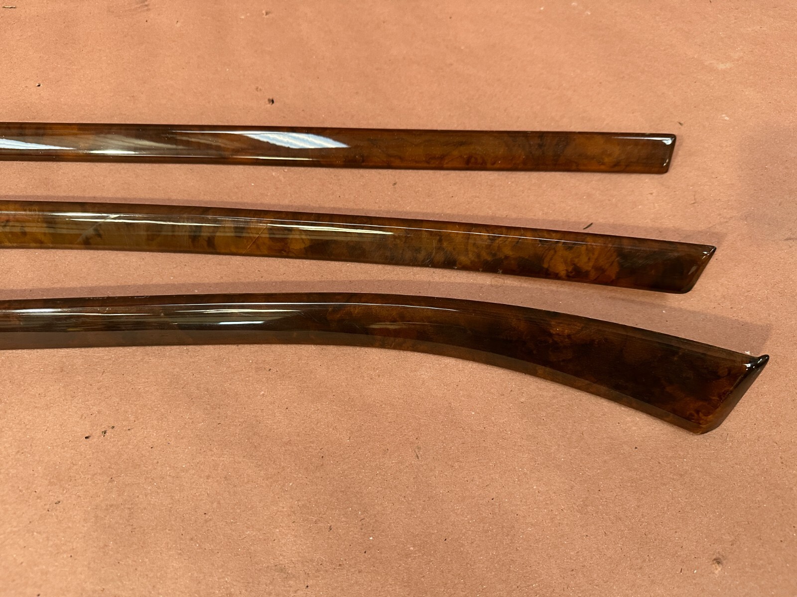 Interior Door Wood Trim 3 Pieces BMW E39 540I 525I 528I 530I M5 OEM ...