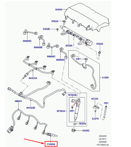 LAND ROVER DISCOVERY SPORT L550 Glow Plug LR022300 NEW GENUINE | eBay