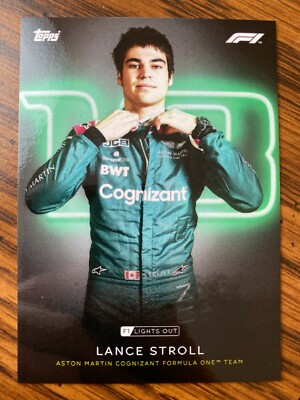 LANCE STROLL 2021 Topps Formula 1 Lights Out Base Card - F1 Driver | eBay