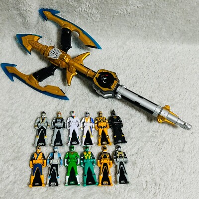 BANDAI DX Power Rangers Super Megaforce Gokaiger Silver GOKAI SPEAR ...