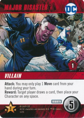 MAJOR DISASTER DC Comics Deck Building Game REBIRTH | eBay