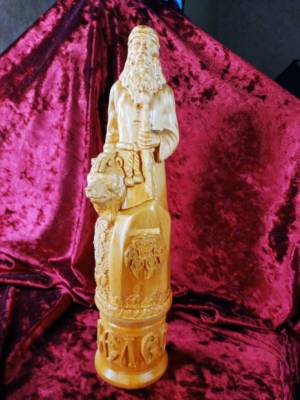 Veles Statue Slaviс god Veles Wooden carved Statue | eBay