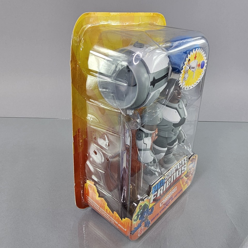 CYBORG CANNON BLASTER DC Super Friends Heroes 6" Figure Mattel 2007 NEW ...