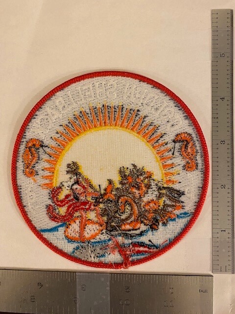 ORIGINAL/AUTHENTIC US Navy *GOLDEN SHELLBACK* Award Patch | eBay