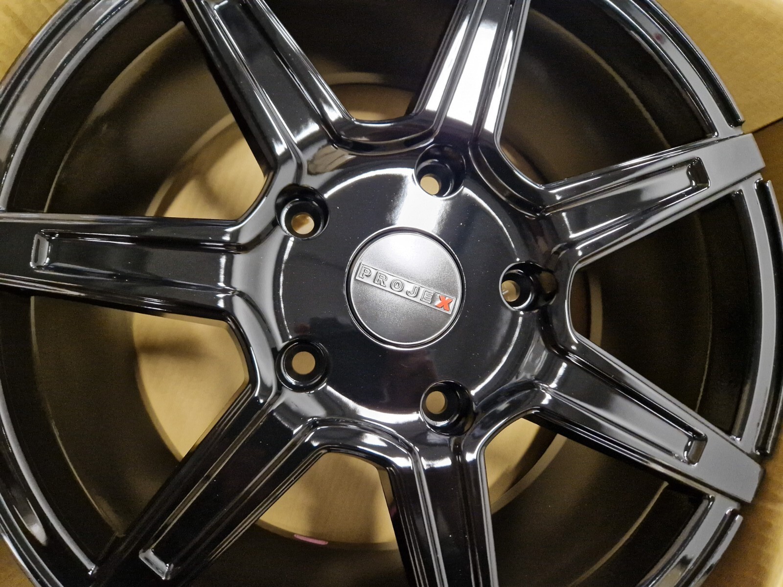 Projex Brute 18" Ford Transit Custom Gloss Black Alloy Wheels. MSRT ...