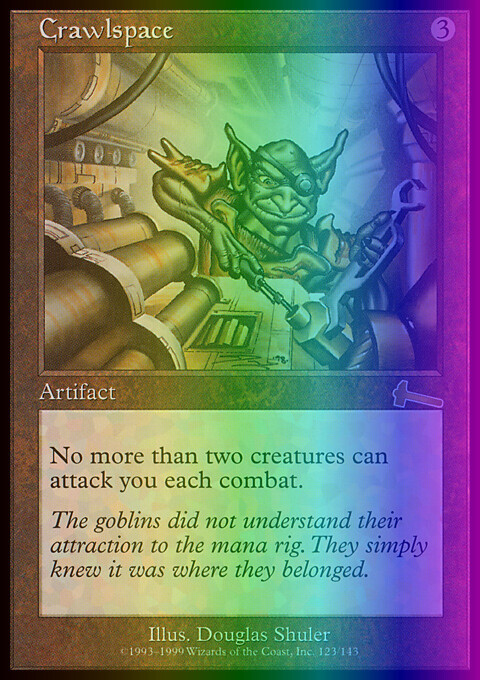 MTG Magic the Gathering Crawlspace (123/143) Urza's Legacy LP FOIL | eBay