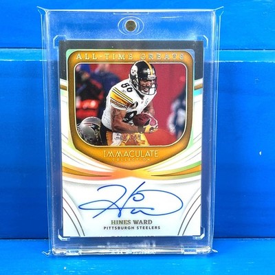 HINES WARD 2022 Immaculate All-Time Greats Autograph SP /49 Steelers ...