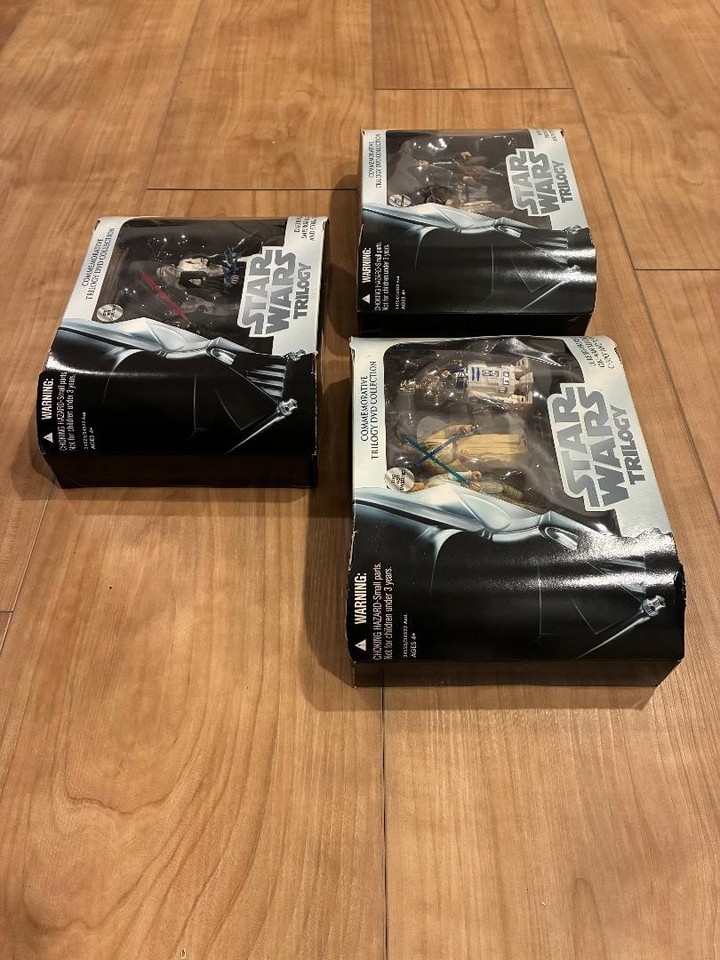 STAR WARS TRILOGY Commemorative DVD Collection (2004) Complete set of 3 ...