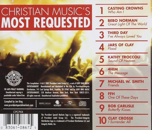 Various Christian Music's Most Request (CD) | eBay
