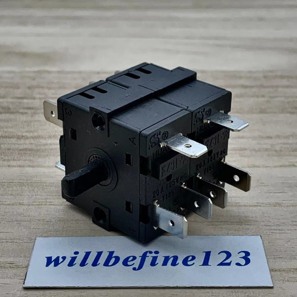 1pc FZ31-9E 11 pins 7 positions TOA-60 HUA LI LAI FZ31-10 Rotary ...