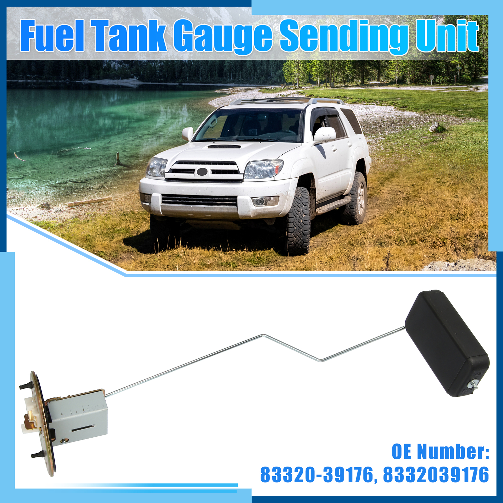 Pack (1) Fuel Tank Float Gauge Sending Unit Fuel Level Sensor for ...