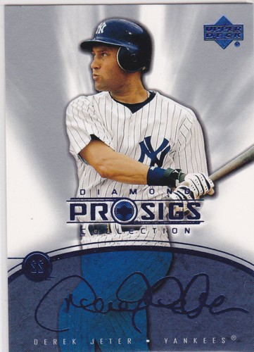 DEREK JETER Upper Deck AUTO SIGS BASEBALL CARD New York Yankees FUTURE ...